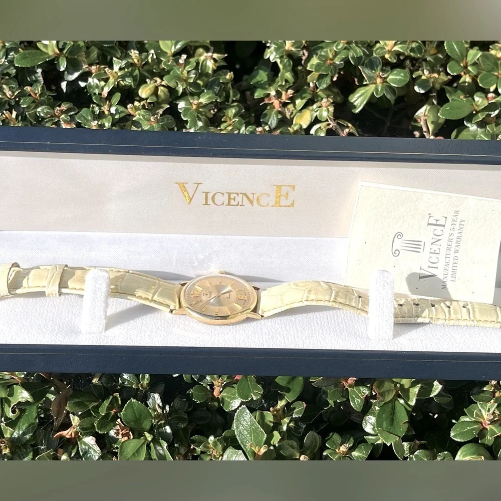Vicence | Jewelry | Vintage 4k Gold Vicence Italy Ladies Watch | Poshmark